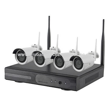 Sectec 1.3MP WiFi IP Camera 4CH Starlight Wireless NVR Kits with 1pc ...