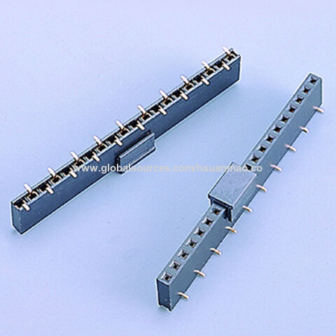 Buy Wholesale Taiwan 2.54mm Female Header Smt Type H=7.1mm Single Row ...
