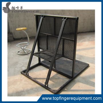 Aluminum Barricade Hot Dipped Black Mojo Crowd Control Barrier, Barrier ...