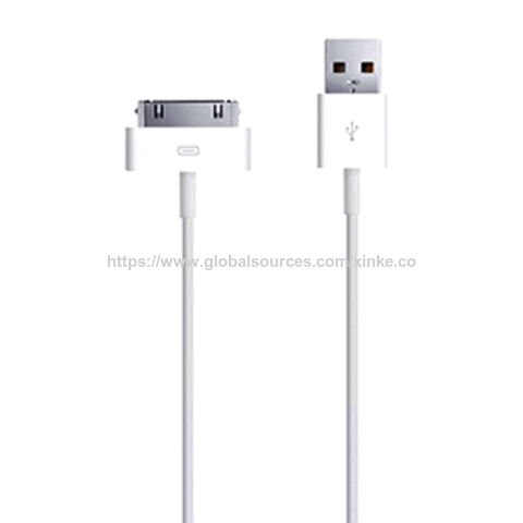 Buy Wholesale China Usb To 30-pin Connector Cable, White & Usb To 30 ...
