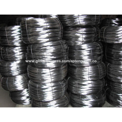 Buy Wholesale China Q195 Low Carbon Black Steel Wire & Steel Wire at ...