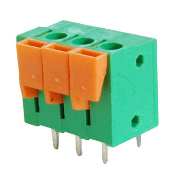 China Wire protector terminal block- dark gray pluggable terminal block ...