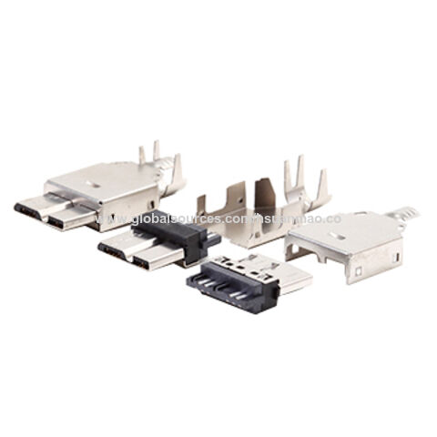 Taiwan Micro USB 3.0 Version 10P Male B Type Connector Solder Straight ...