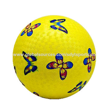 Buy Wholesale China 5/6/7/8.5" Inflatable Rubber Playground Ball ...