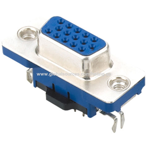 Buy Wholesale China D-sub 15-pin Female Connector With Solder Type & D ...