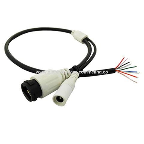 ChinaIP67 waterproof round head Ethernet port network RJ45 cable for IP ...