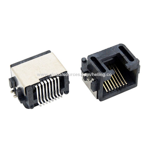 Buy Wholesale China Surface Mount Low Profile Rj45 Connector, Shielded ...