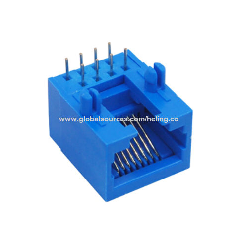 8p8c Tab-down Right Angled Plastic Rj45 Connectors $0.12 - Wholesale ...