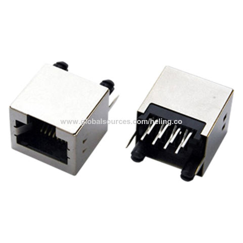 Buy Wholesale China 8p8c Modular Jacks, Rj45, Vertical, Dip, Shielded ...