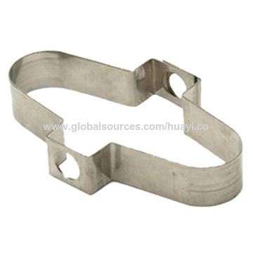 China Customized trailer leaf spring steel clips, made by professional ...