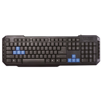 Multimedia Keyboard With 10 Multimedia hot keys, multimedia keyboard ...