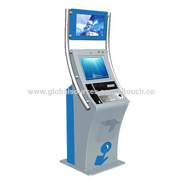 ChinaGreat design self service hotel check-in kiosk with card reader ...