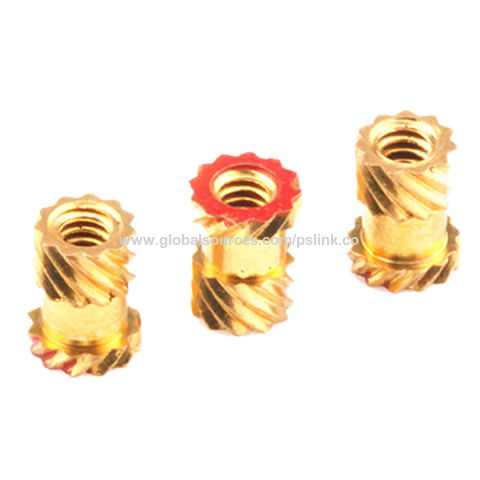 Buy Wholesale China Brass Insert Nut Knurled Nuts For Plastic Injection ...