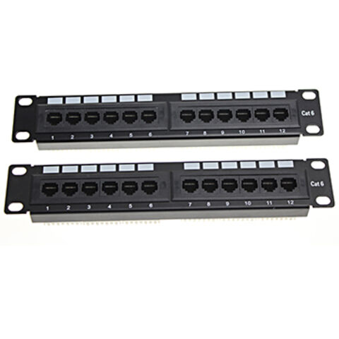 12-port Utp Cat6 Wall Mount Patch Panel, Cat6 Wall Mount Patch Panel ...