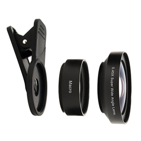 Buy Wholesale China 2-in-1 Kit 0.45x Wide Angle+10x Macro Lens Flashing ...