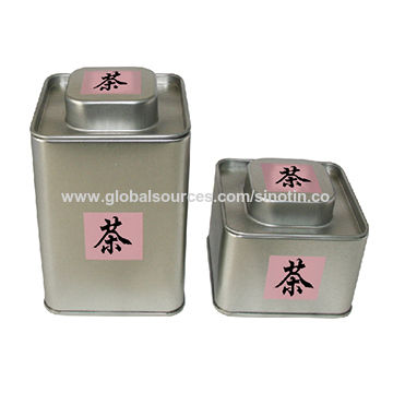Buy Wholesale China Square Tea Tin Package & Square Tea Tin Package at ...