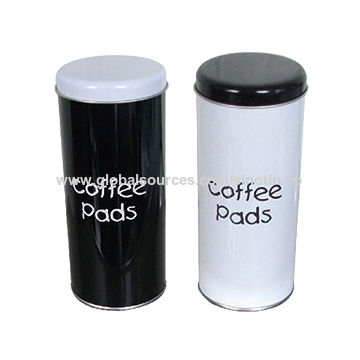 Buy Wholesale China Coffee Box, 0.23 Metal Tin, Round Shape & Coffee ...