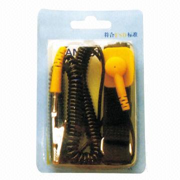 Buy Wholesale China Esd/leko Pu Cord And Nylon Velcro Wrist Strap, Made ...