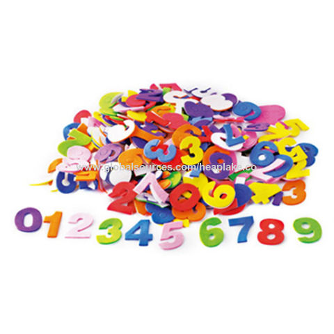Buy Wholesale China Eva Shapes And Stickers With Numbers & Eva Shapes ...