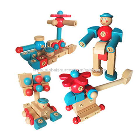 Wooden Assemble Toys, DIY Babies' Educational Toy for Children W03B074 ...