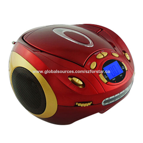 Fashionable Portable CD Players with USB Flash Drive, Aux-in Jack and ...