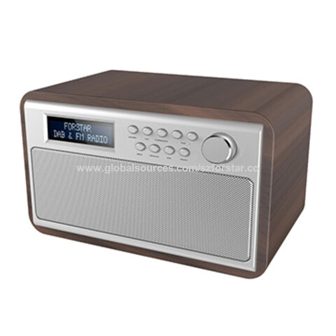 2024 New Portable Wooden Case Dab Radio With Classical Design, Lcd ...