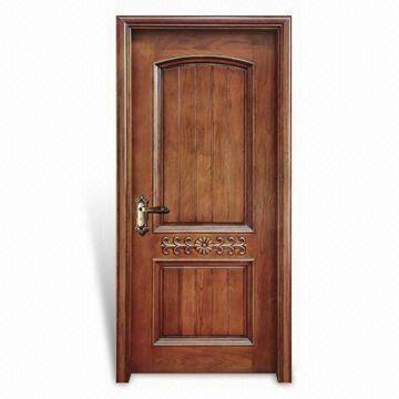 Interior Engineered Wood Door W/ Unique Design, Comes In Brown ...