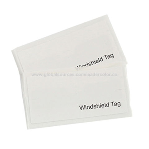 Buy Wholesale China Rfid Windshield Vehicle Tracking Tag, Easy Break ...
