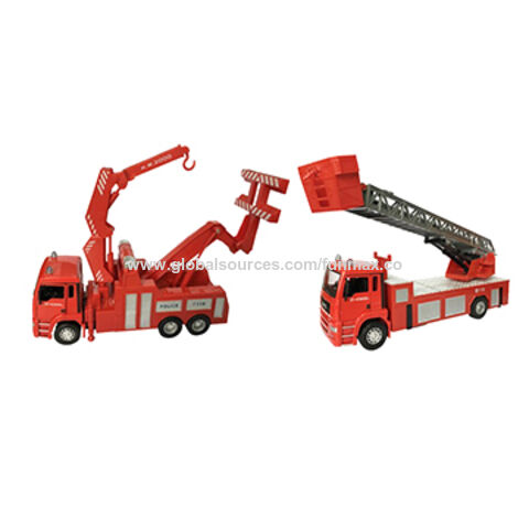 Buy Wholesale China Die Cast And Free Wheel Fire Engine Car, 2 Asstd ...