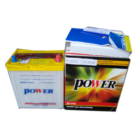 China NS40ZL 12V/36Ah Dry Charged Lead-acid Car Battery on Global ...