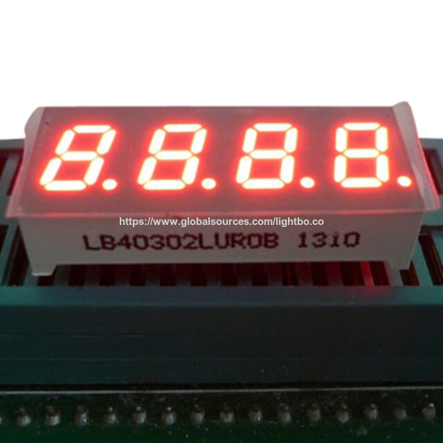 Buy Wholesale China Four-digit 0.30-inch Ultra Red 7-segment Led ...