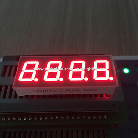 0.4-inch Four-digit 7-segment LED Display, Used for Digital Timers ...
