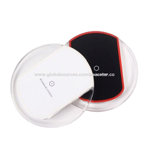 Hong Kong SAR Round-shaped Promotional Wireless Charger with Plastic ...