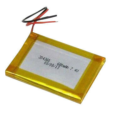 Lithium-ion Polymer Battery Cell, 3.7V 680mAh, for PDA Electronic Book, 3.7V 480mAh - Buy China ...
