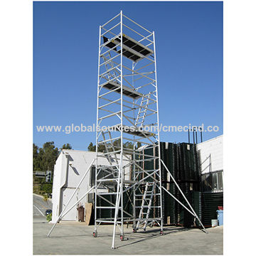 Buy China Wholesale Mobile Aluminium Tower Scaffold & Mobile Aluminium ...