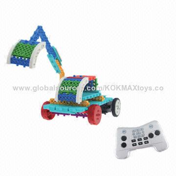 Buy Wholesale China Remote Control Robot Plastic Building Blocks Toy ...
