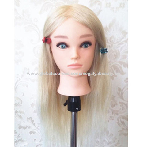 China Human Hair Training Head, Made of 100% Remy Hair on Global ...