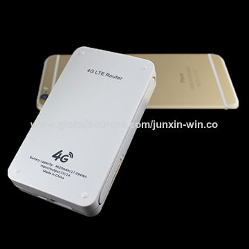 Buy Wholesale China Portable 4g Lte Wifi Router With Power Bank, 4g Lte ...
