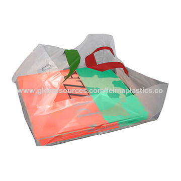 China Square Bottom PE Carrier Bag/PE Shopping Bag on Global Sources