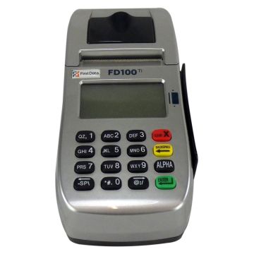 FIRST DATA FD100ti Terminal Unlocked Credit Card Machine, Credit Card ...