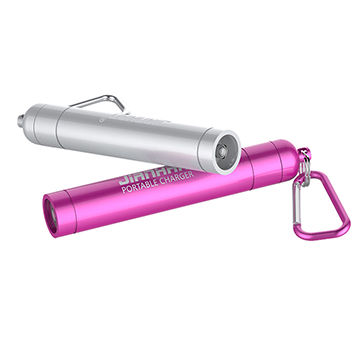 Power Bank,2600mah Waterproof Portable Charger,flashlight With Led ...