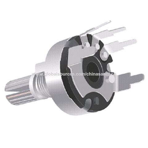 China 17/24mm Rotary potentiometer for car audio, home appliances, CD ...