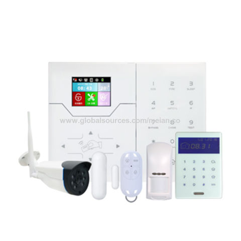 Smart home alarm system with GSM/GPRS/TCP/ IP communicator, supports ...