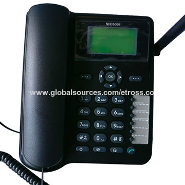China NEO3000 3G WCDMA Fixed Wireless Desk Phone with 1 SIM Slot on ...