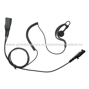 China Two Way Radio Headset, Split-Wire Earpiece with Adjustable Rubber ...