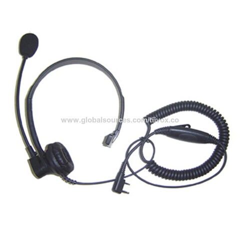 Buy Wholesale China Two-way Radio Headset, Lightweight Over-the-head ...