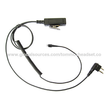 China Two-way radio headset with quick disconnect connector for ...