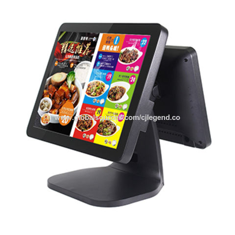 China 15" or 12" dual pos terminal with power adapter on Global Sources ...
