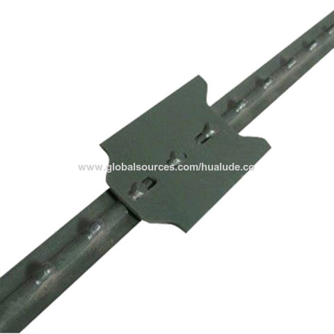 T-fence Post with Heavy Duty Feature, Made of Low Carbon Steel and Rail ...