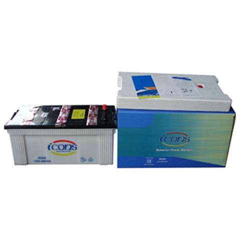 China B-N200 12V/200Ah Dry Charged Lead-acid Car Battery on Global ...